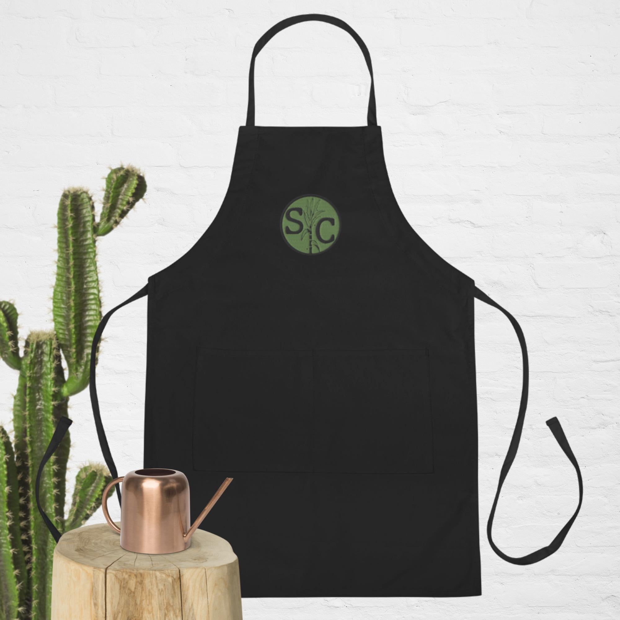 Sugar Cane Embroidered Apron – tikithreads
