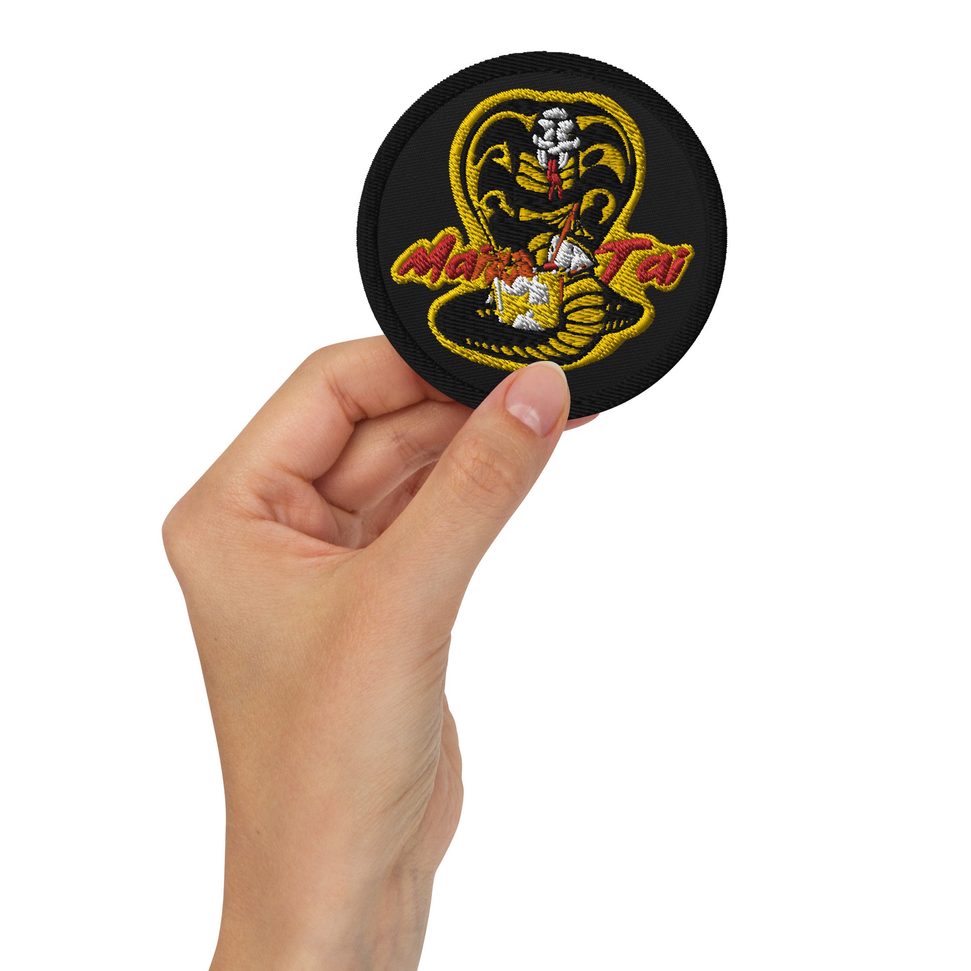 Mai Tai Kobra Embroidered Patch – tikithreads